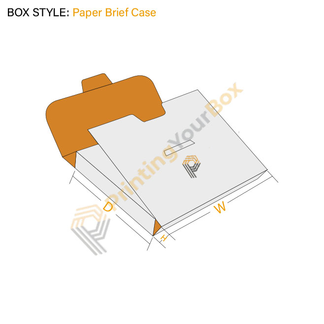 Custom Paper Brief Case Boxes | Printing You Box